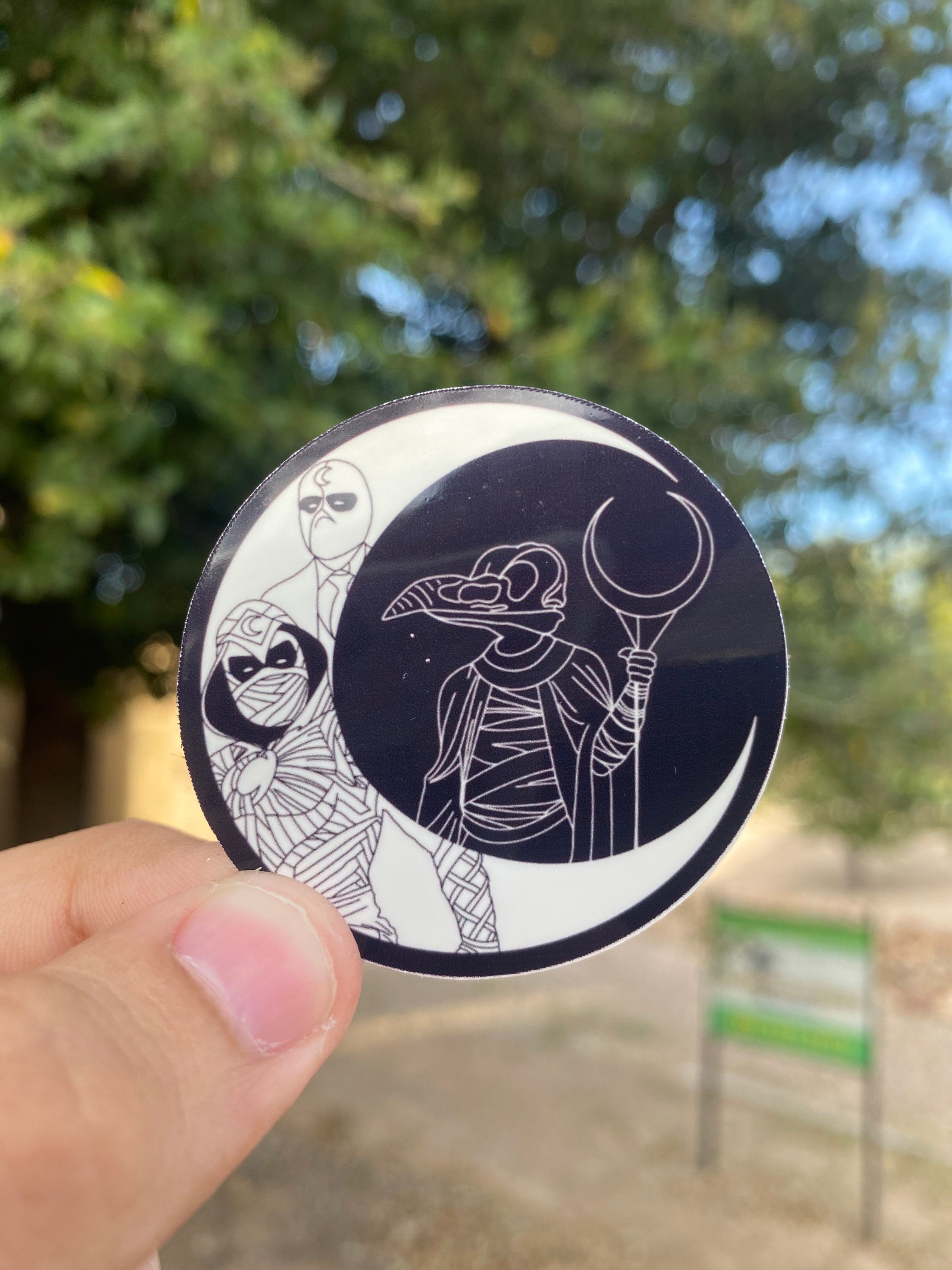 Moon Knight Sticker Moon Knight Marc Spector Marvel - Etsy