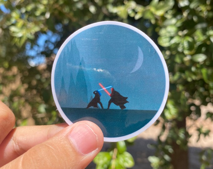 Obi-wan Kenobi Sticker | Kenobi Vs Vader | Kenobi Sticker |clone Wars ...