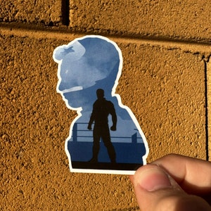 Captain America Sticker Marvel Sticker Steve Rogers Sticker Bucky ...