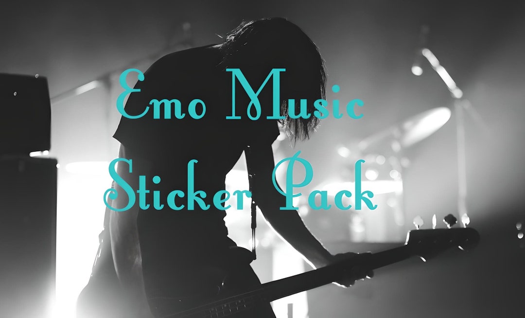 Emo Music Stickers Mystery Stickers Journal Scrapbooking Emo Stickers ...