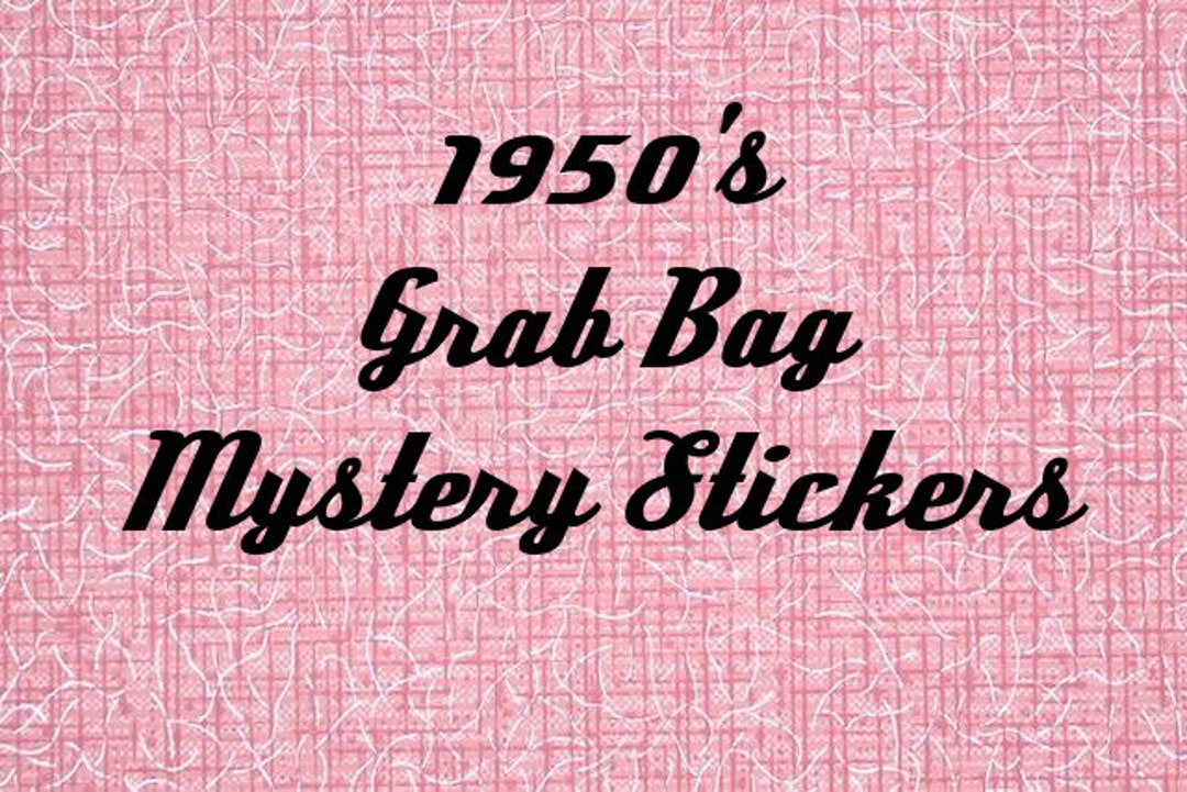 Grab Bag 1950s Stickers | 1950's Themed Sticker Pack | Sticker Bundle ...