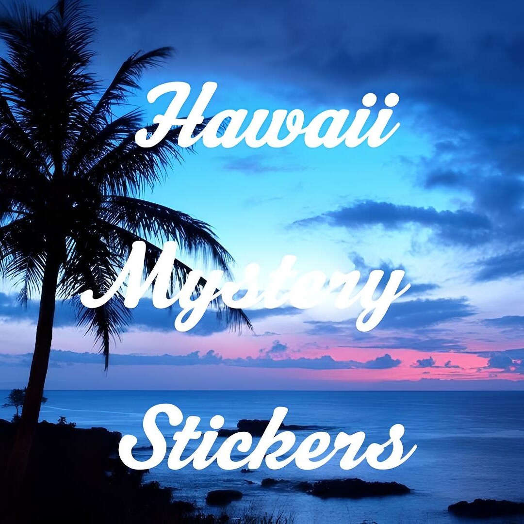 Hawaii Stickers | Sticker Pack | Hawaii Sticker Bundle | Vinyl Stickers ...