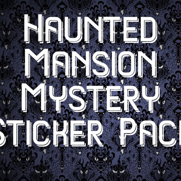 Haunted Mansion Sticker - Etsy