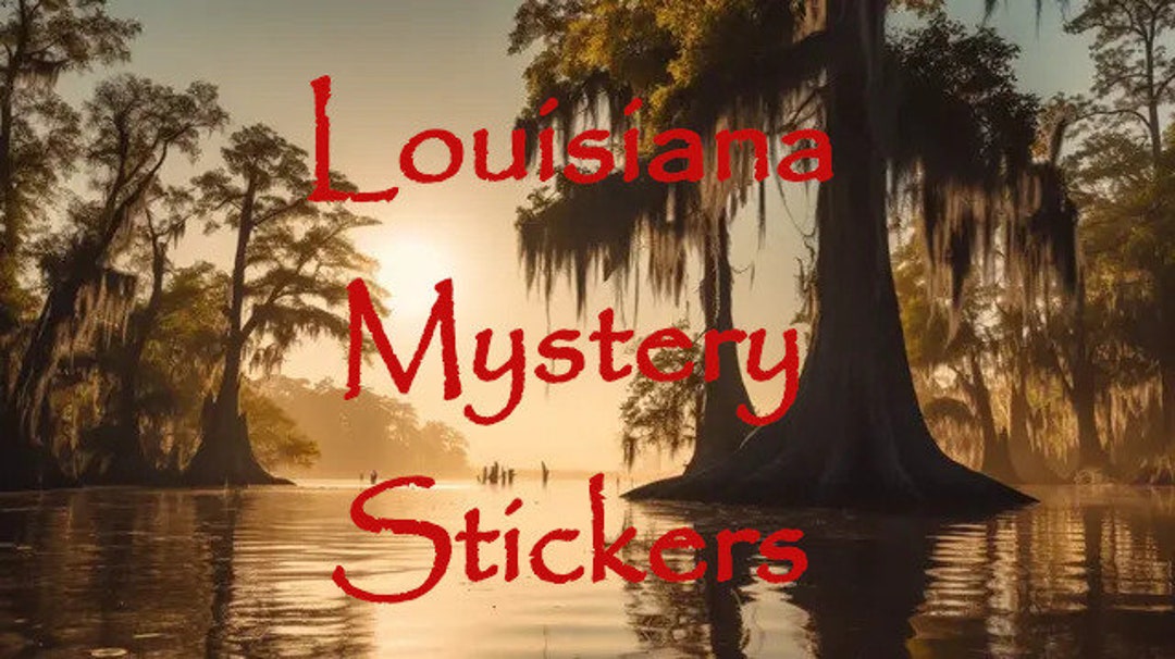 Louisiana Sticker Pack Sticker Bundle Vinyl Laptop Journal Stationary ...