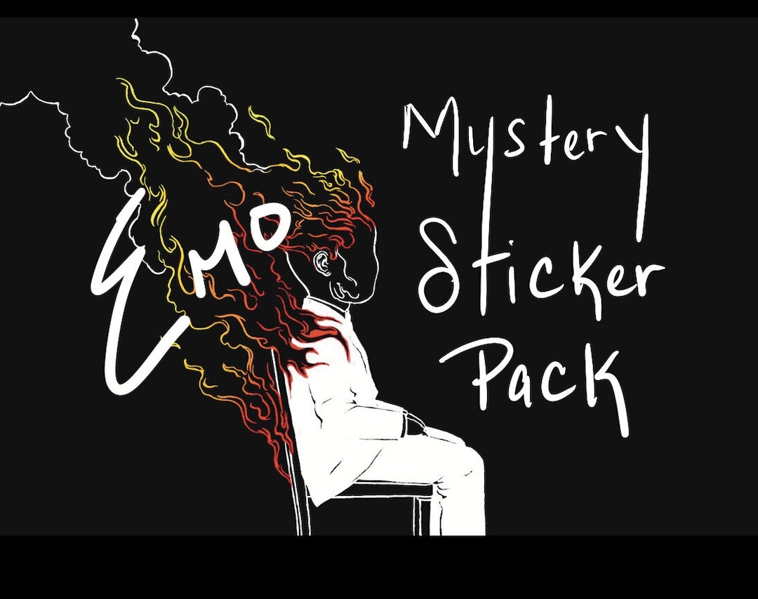 Mystery Emo Music Stickers | Emo Sticker Bundle | Journal Laptop ...