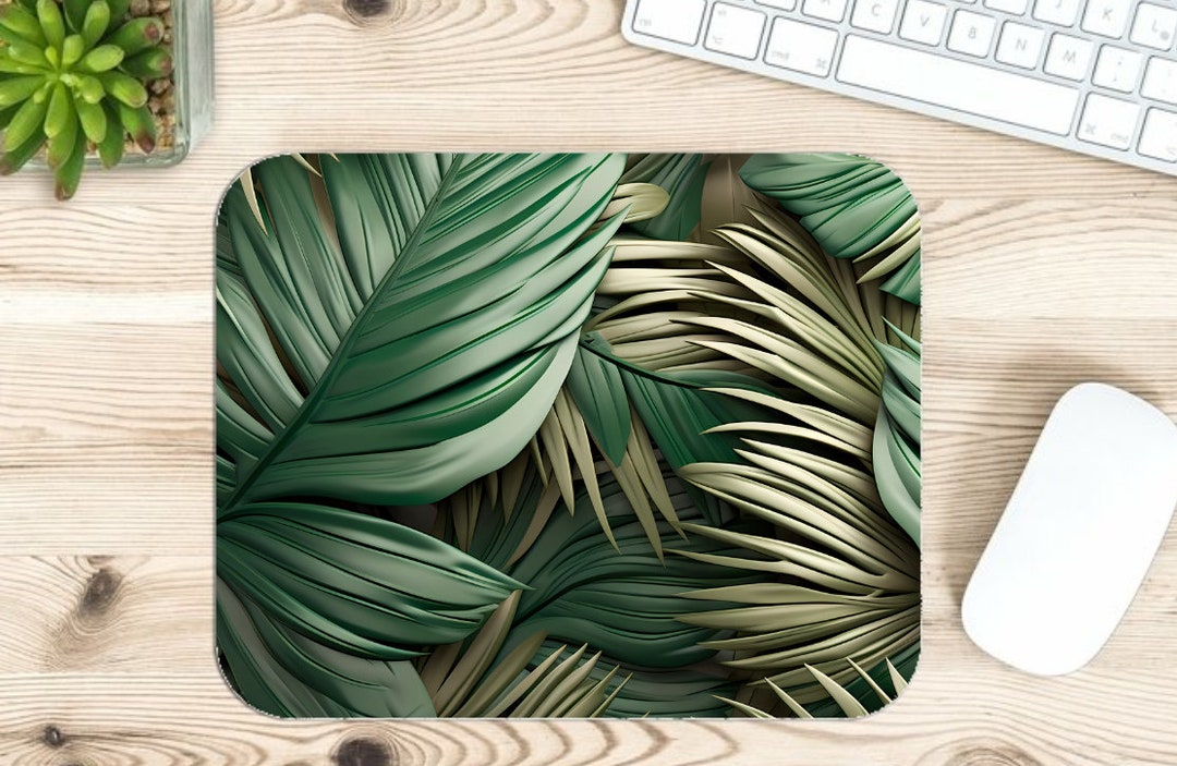 Mouse Pad | Plants Palm Leaves Monstera - Etsy