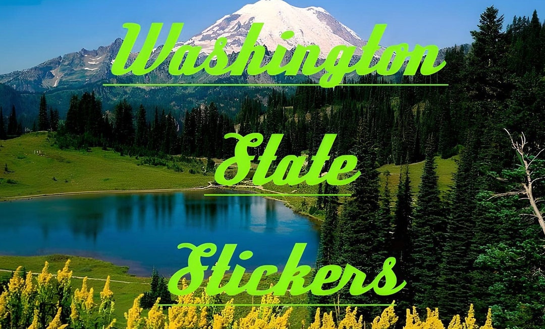 Washington Stickers | Sticker Pack | Washington State Sticker Bundle ...