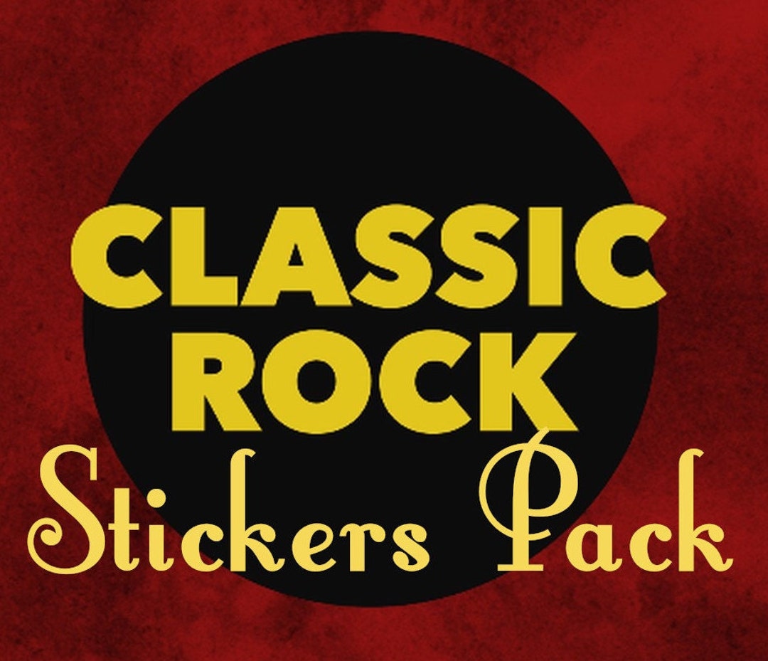 Grab Bag Mystery Classic Rock Stickers Sticker Pack | Laptop Stickers ...