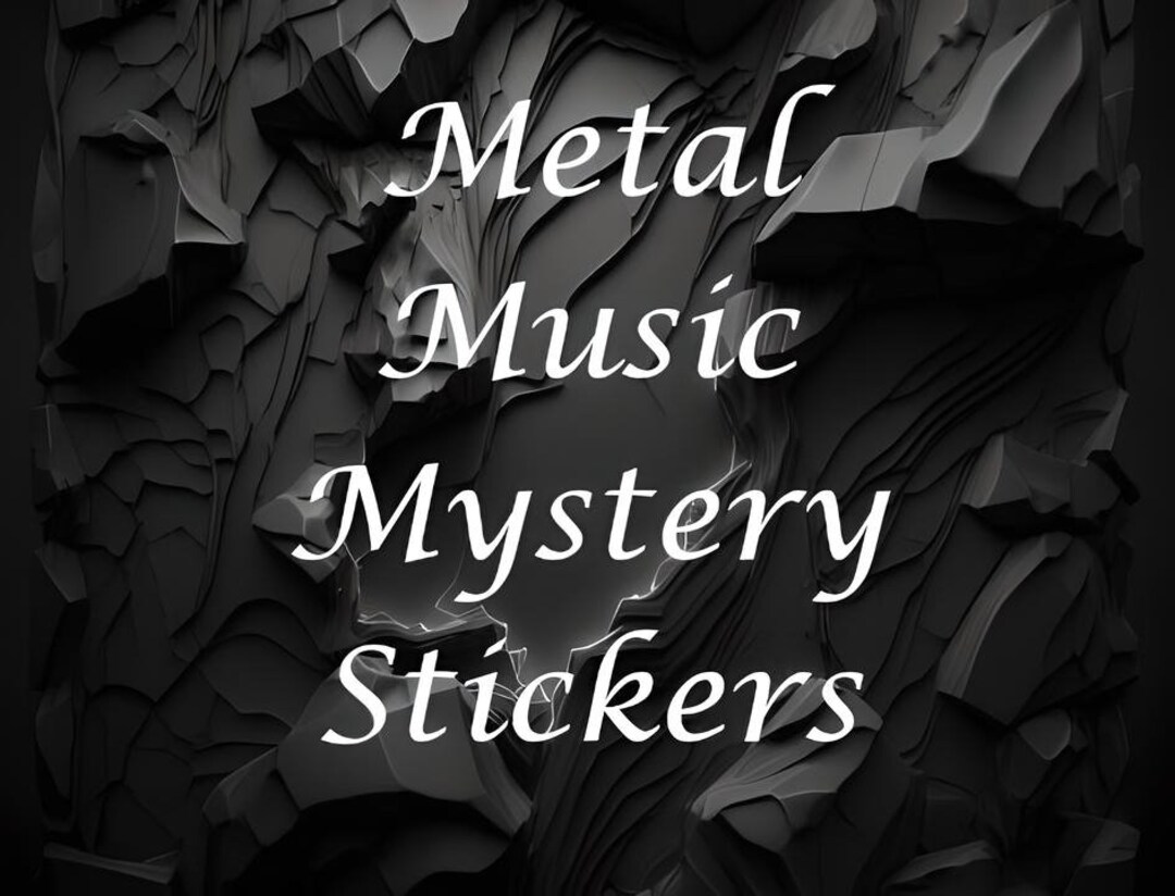 Metal Music Sticker Pack | Laptop Stickers | Journal Sticker Bundle ...