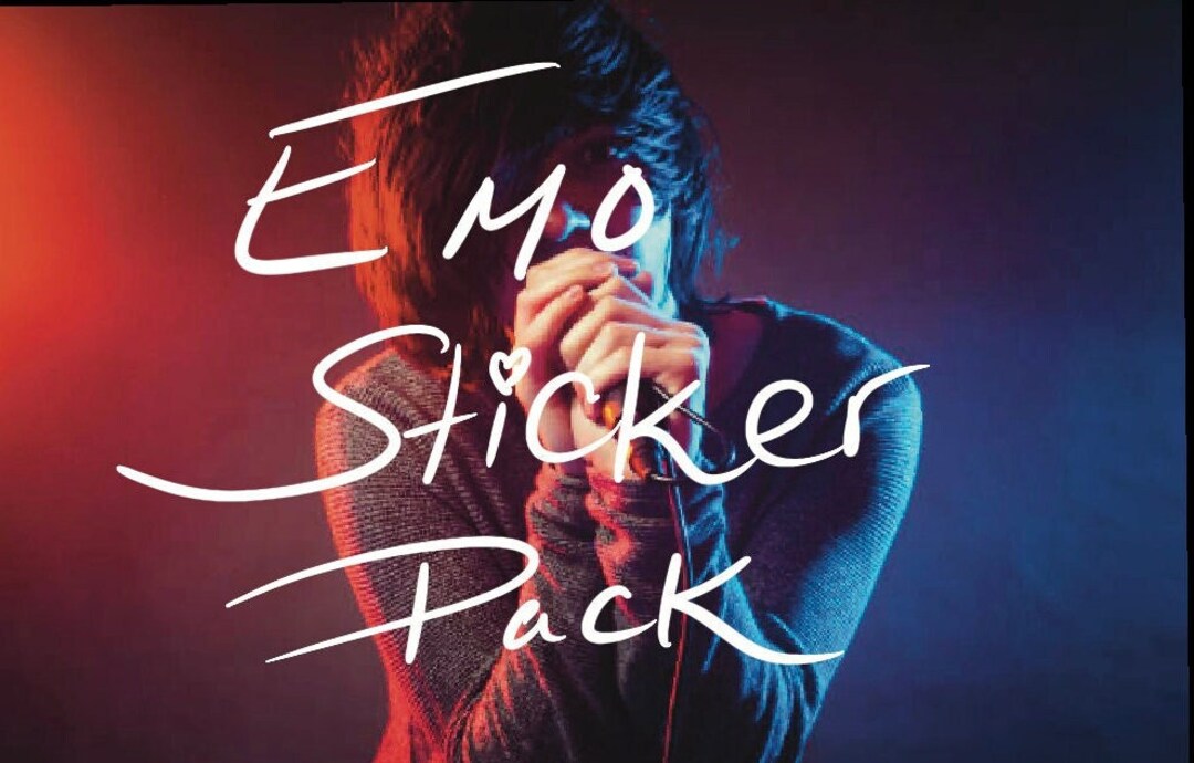 Emo Music Stickers | Mystery Stickers | Journal Scrapbooking Emo ...