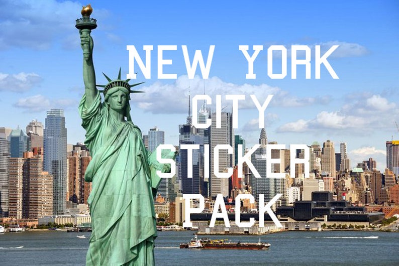 NYC Stickers New York City Sticker Pack Sticker Bundle - Etsy