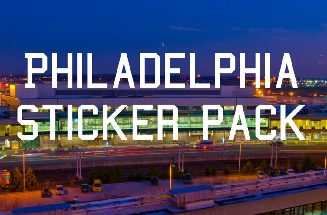 Philadelphia Sticker Pack | Sticker Bundle | Glossy Stickers | Laptop ...