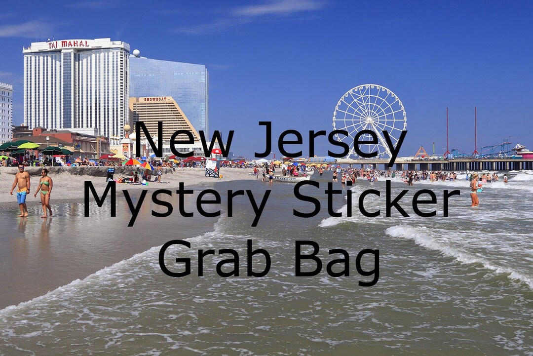 Grab Bag NJ Stickers | New Jersey Sticker Pack | Sticker Bundle ...