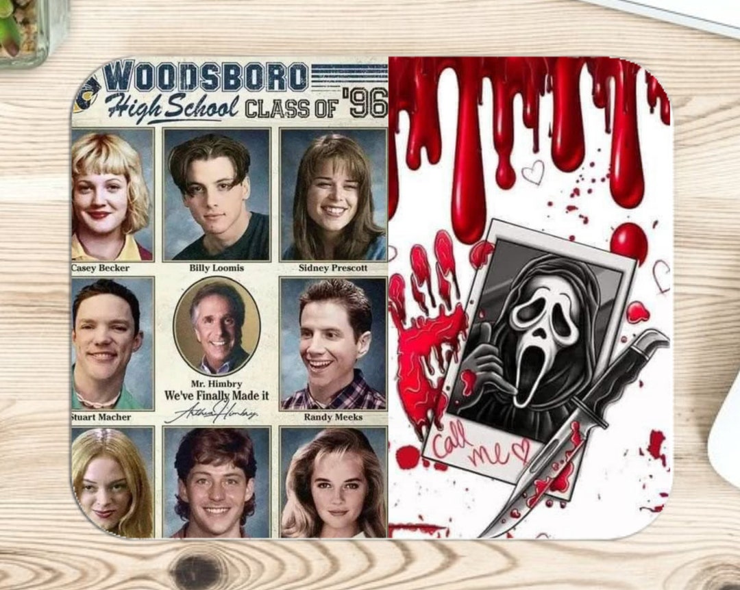 Mouse Pad | Horror Scream Yearbook - Etsy