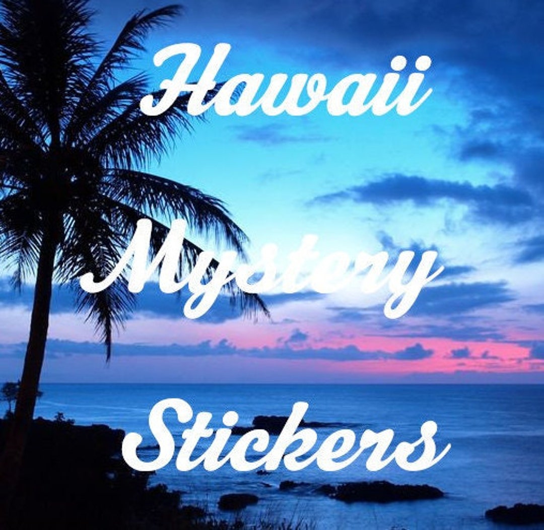 Hawaii Stickers Sticker Pack Hawaii Sticker Bundle Vinyl Stickers ...