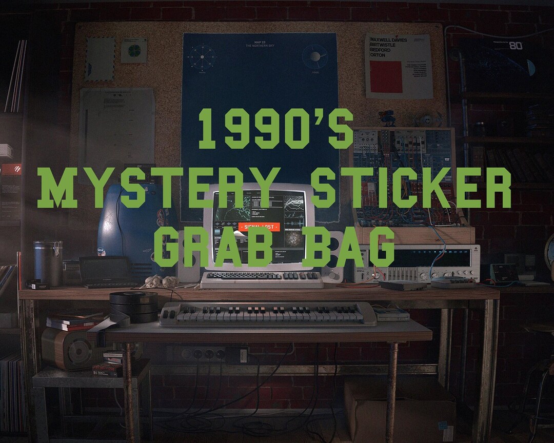 1990s Stickers Mystery Bag | 1990's Themed Sticker Pack | Vinyl ...