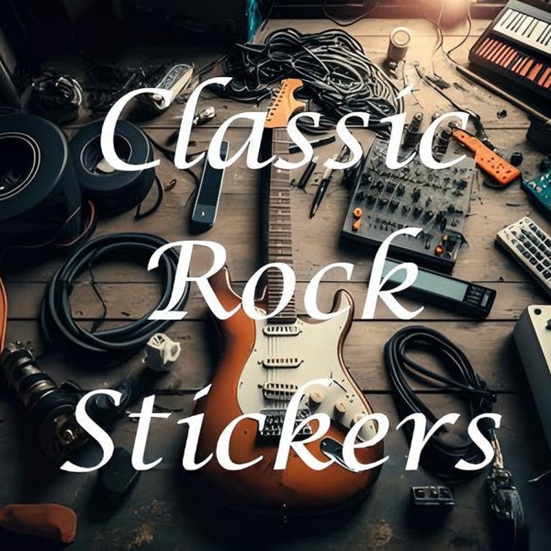 Rock Band Stickers - Etsy