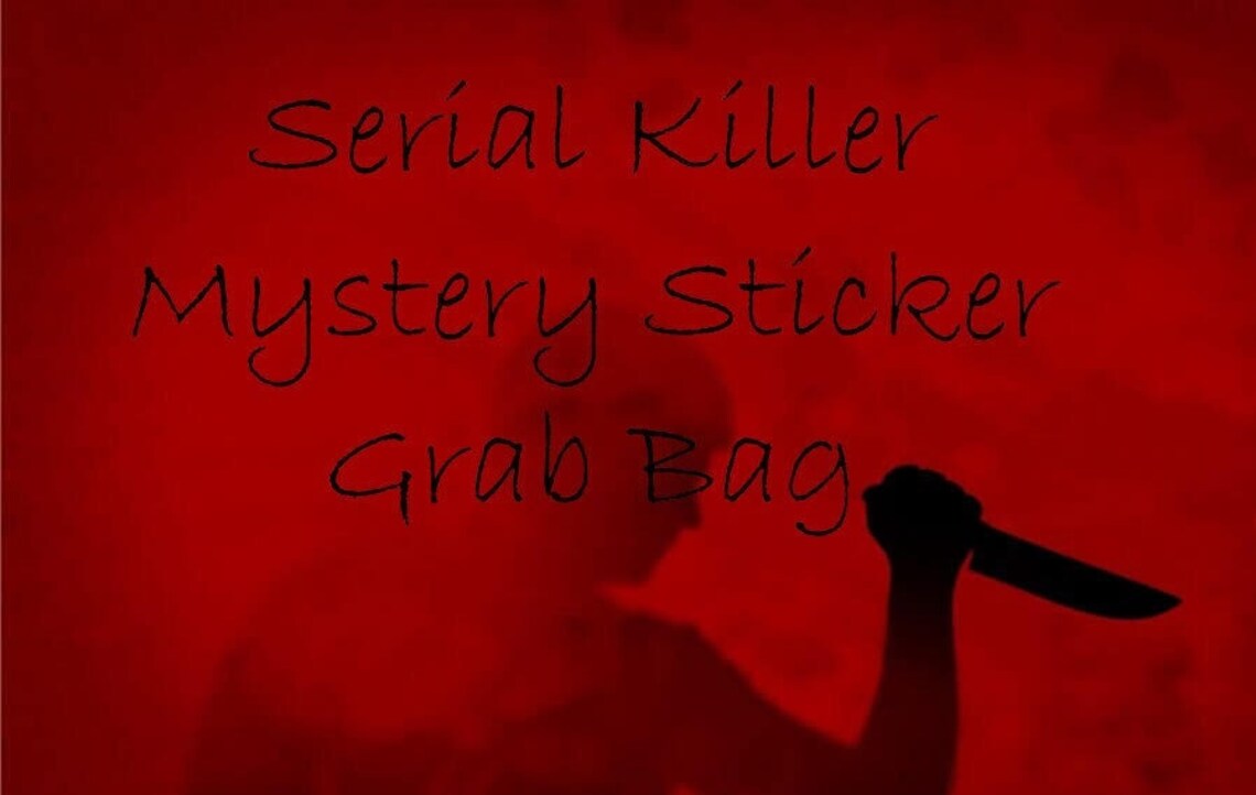 Mystery Grab Bag Serial Killers Stickers | Laptop Stickers | Vinyl ...