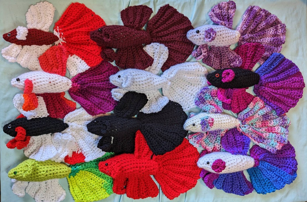Crochet Betta Fish - Etsy