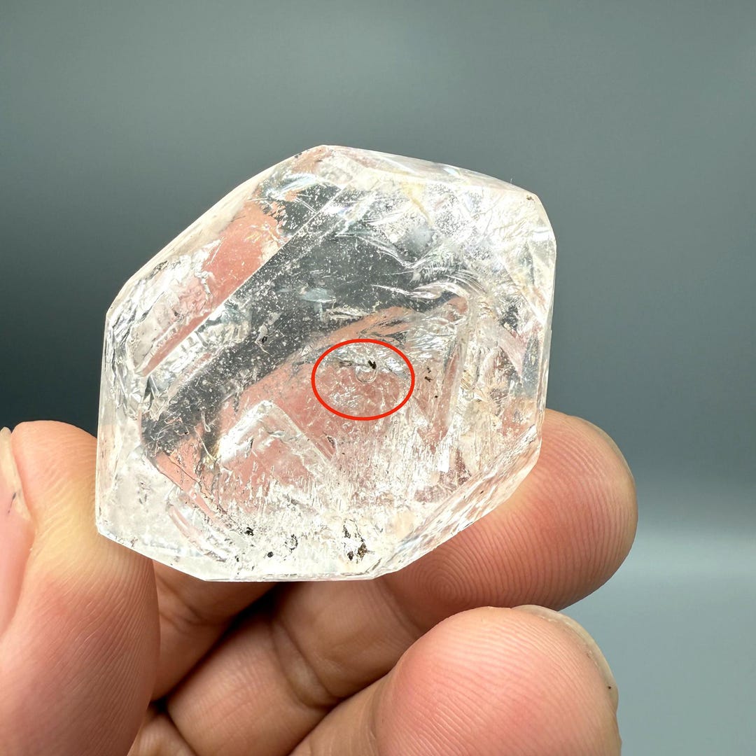 Natural Clear Quartz Crystal Free Shape Rhomboid Palm/rare Himalayan ...
