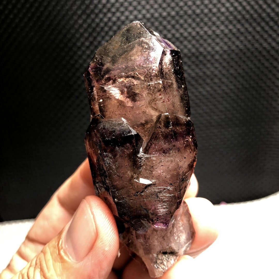 Smoky Amethyst Scepter Enhydro Quartz,super Seven RARE Raw/rough Smoky ...
