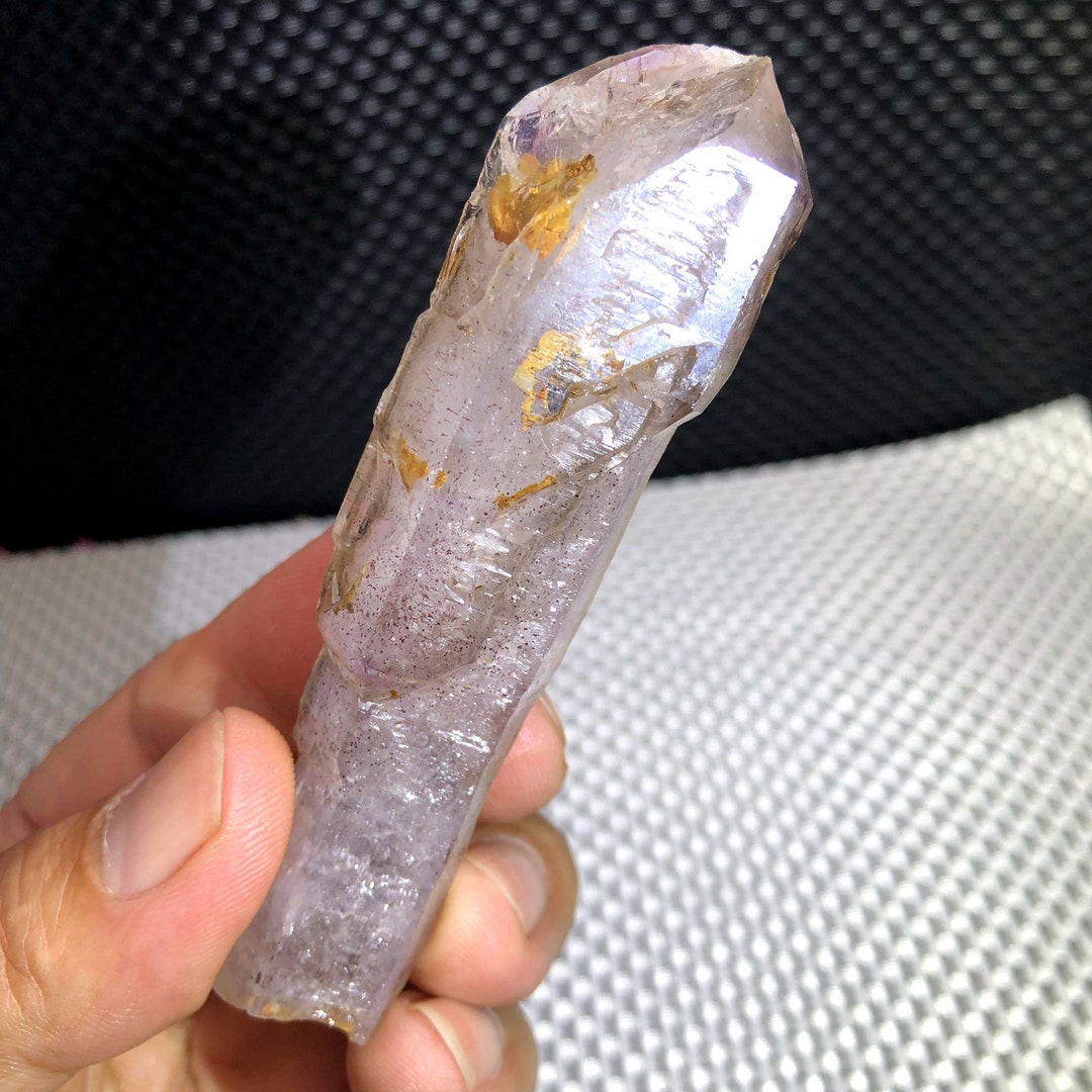 Super Seven Smoky Amethyst Scepter Quartz Specimen,rare Raw/rough Smoky ...