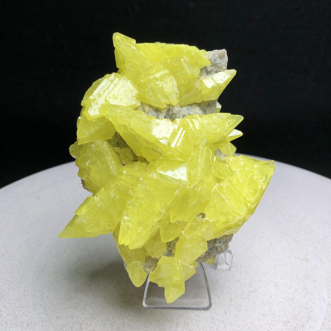 Natural Raw Clear Sulfur Mine,rare TOP Quality Rough Sulfur Mine,raw ...