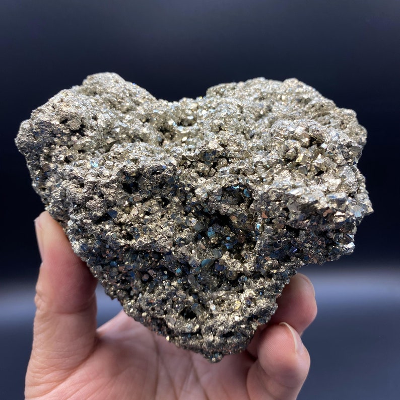 3.08LB Nautral Pyrite Mineral Specimen,top Quality Stunning Big Rough ...