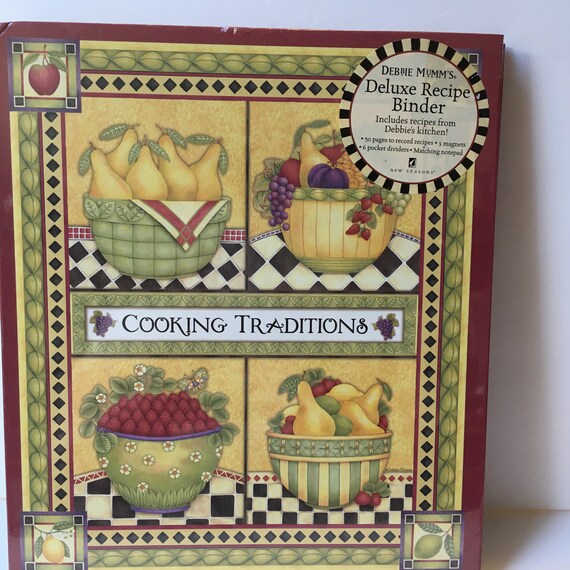 Debbie Mumm Deluxe Recipe Binder. Includes Recipes from | Etsy