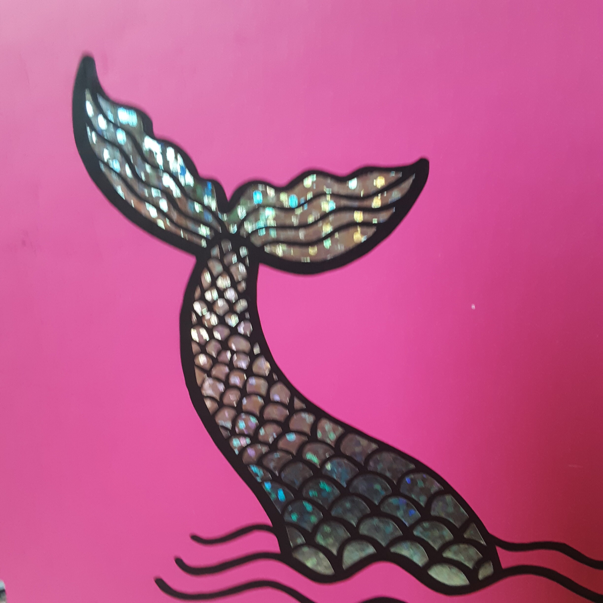 Mermaid Vibes Holographic Hot Pink Journal/notebook,mermaid Journal ...