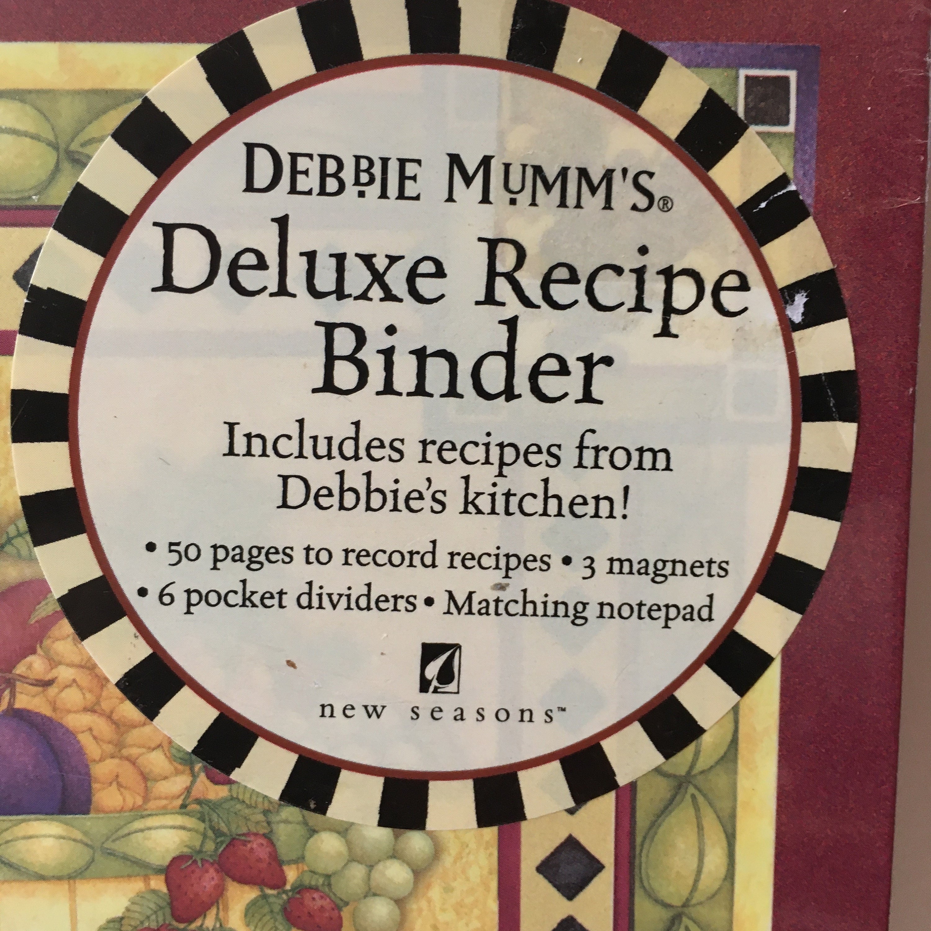 Debbie Mumm Deluxe Recipe Binder. Includes Recipes from | Etsy