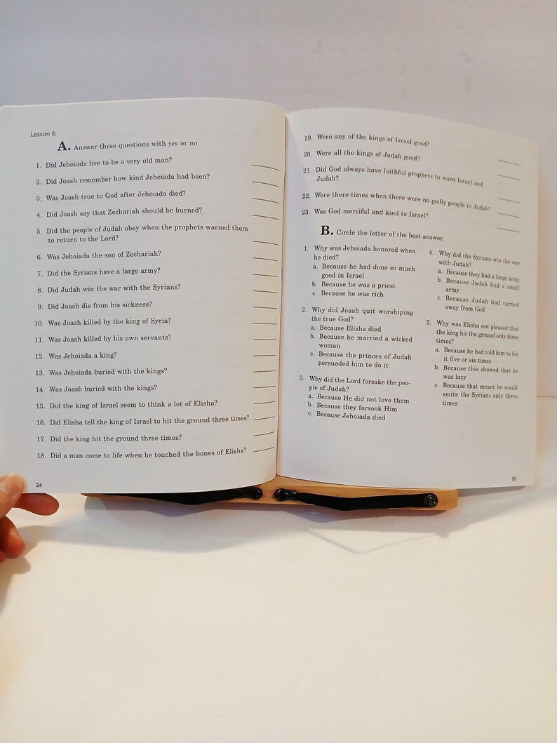 Bible Reading Workbook Grade 3 Unit 3 Christian Homeschool Curriculum ...