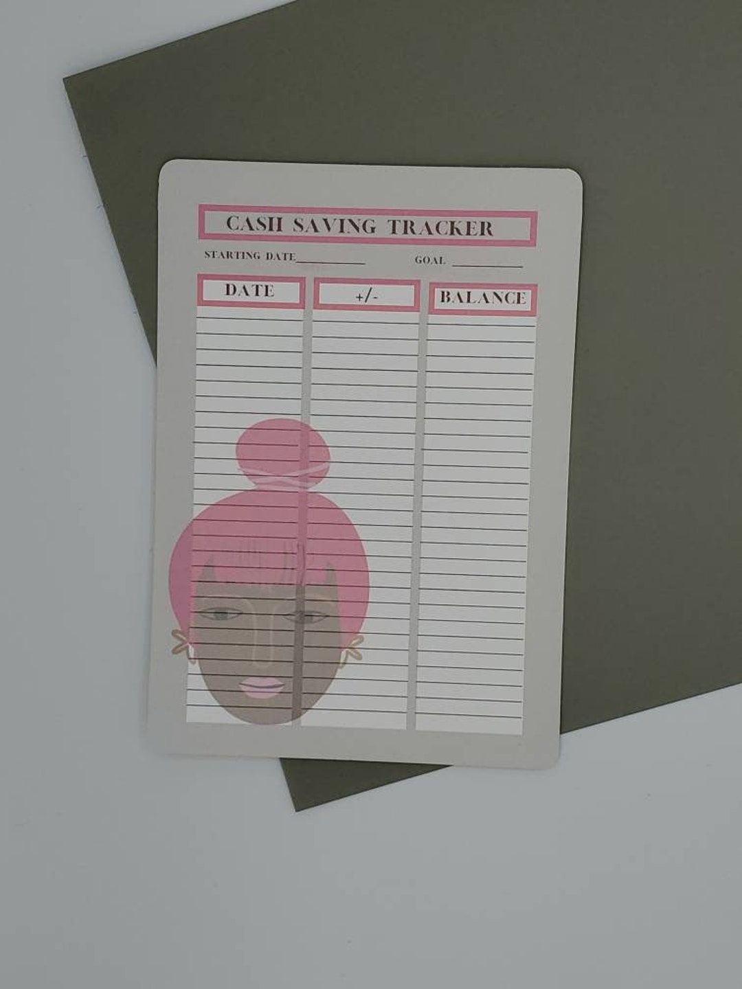 Cash Savings Tracker, Cardstock - Etsy