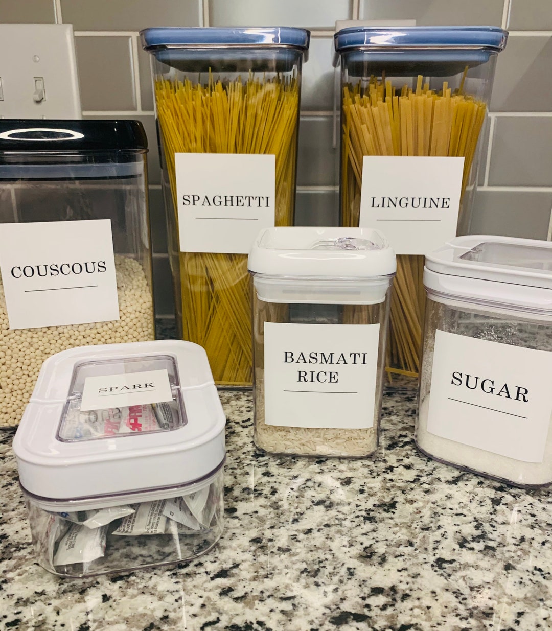 Pantry Storage Container Labels - Etsy