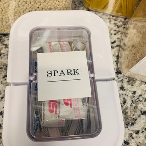 Pantry Storage Container Labels - Etsy