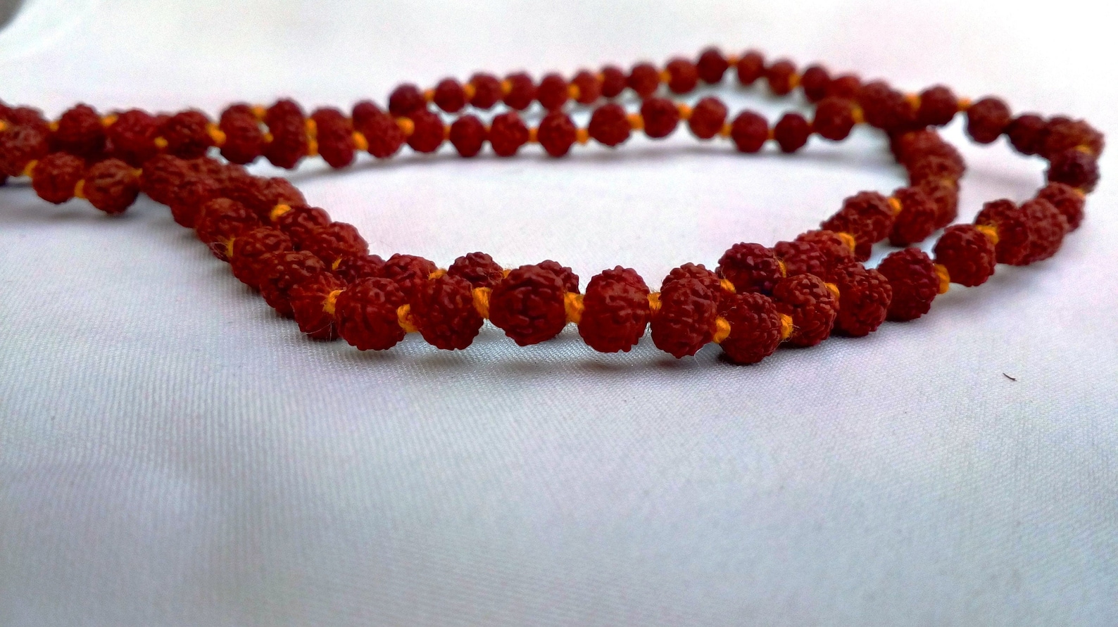 Rudraksha Mala, Rudraksha Om Rudraksh Japa Mala, Genuine 5 Mukhi Faces ...