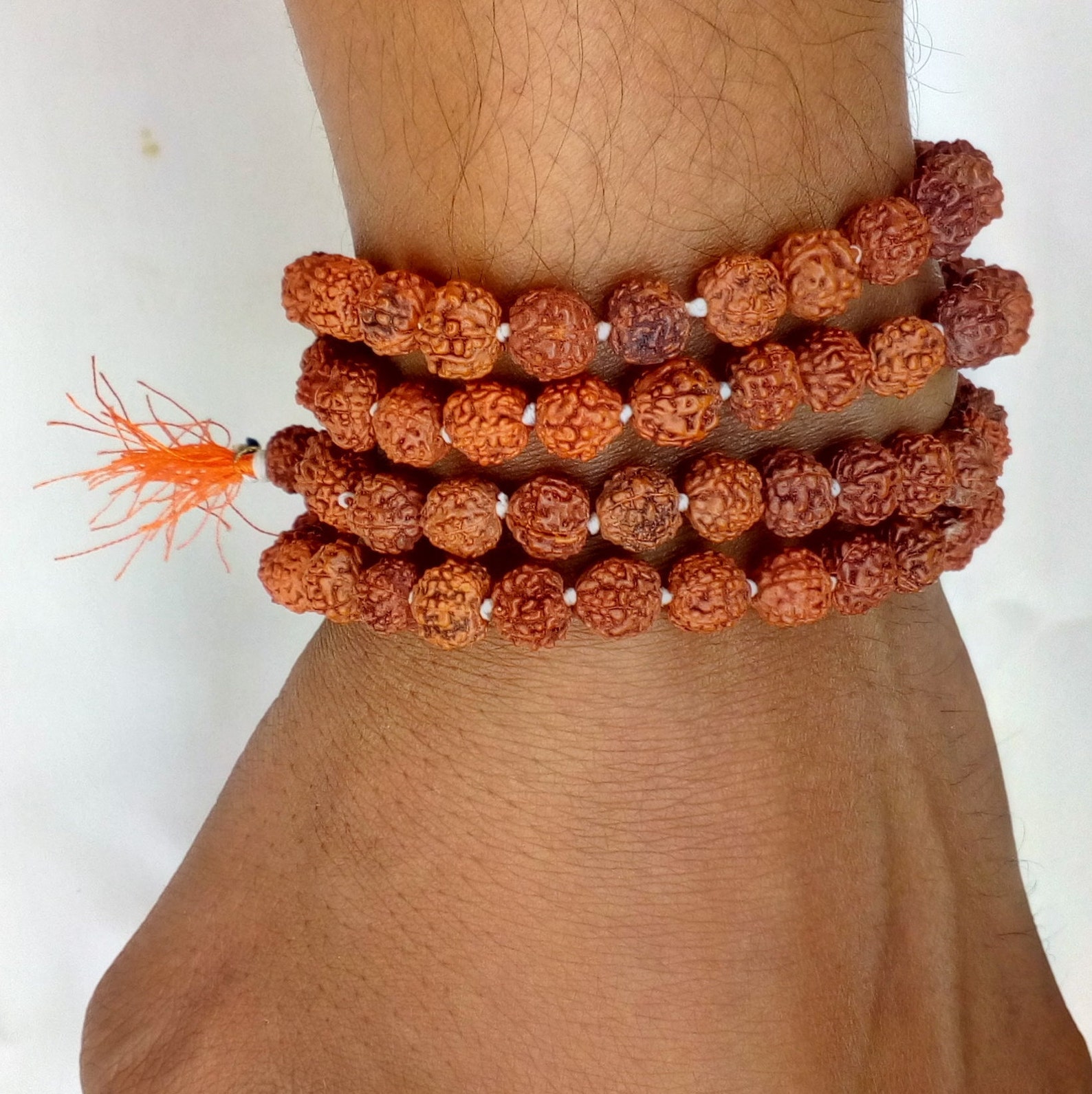 Rudraksha Mala, Rudraksha Om Rudraksh Japa Mala, Genuine 5 Mukhi Faces ...