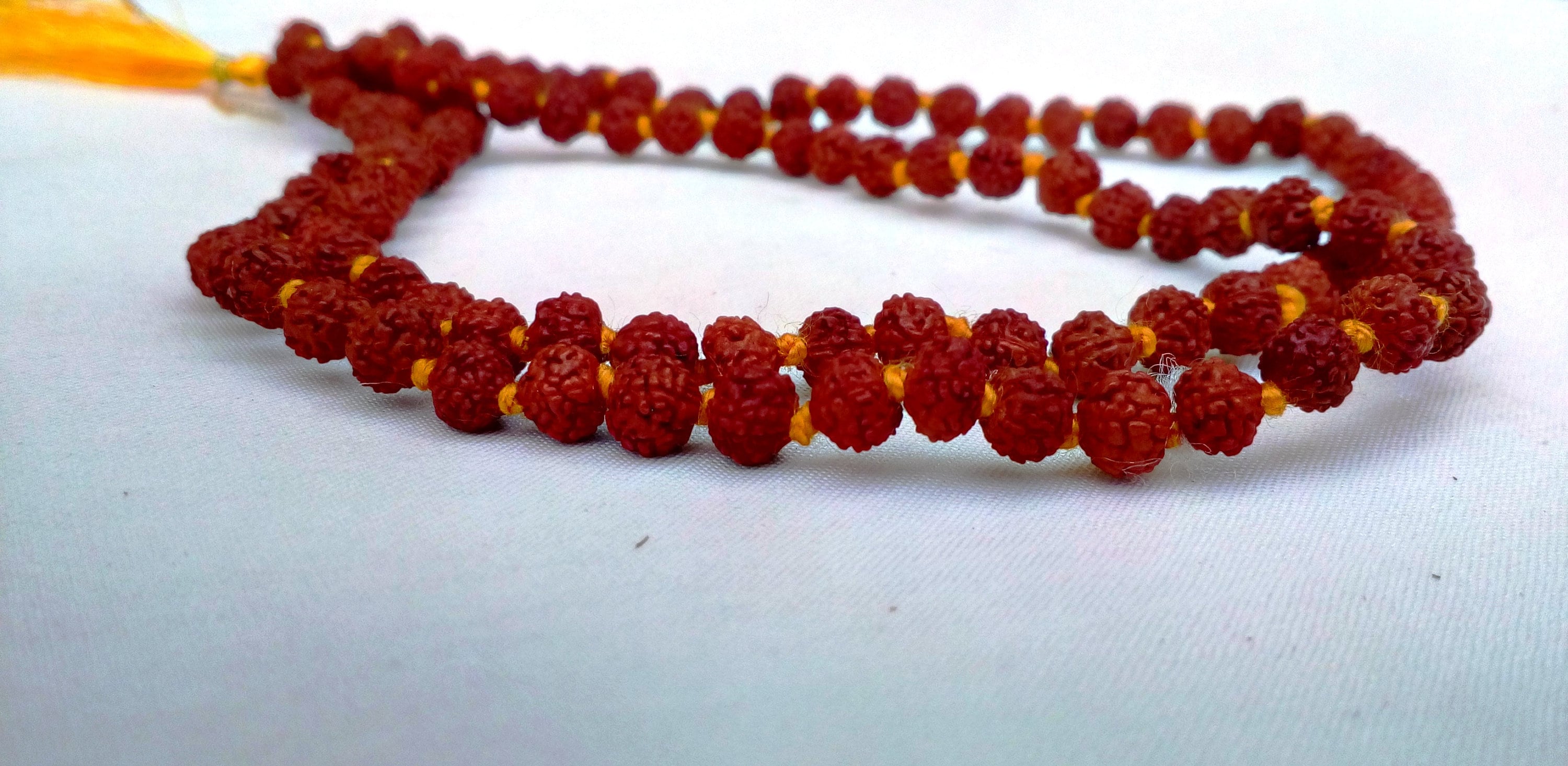 Rudraksha Mala, Rudraksha Om Rudraksh Japa Mala, Genuine 5 Mukhi Faces ...