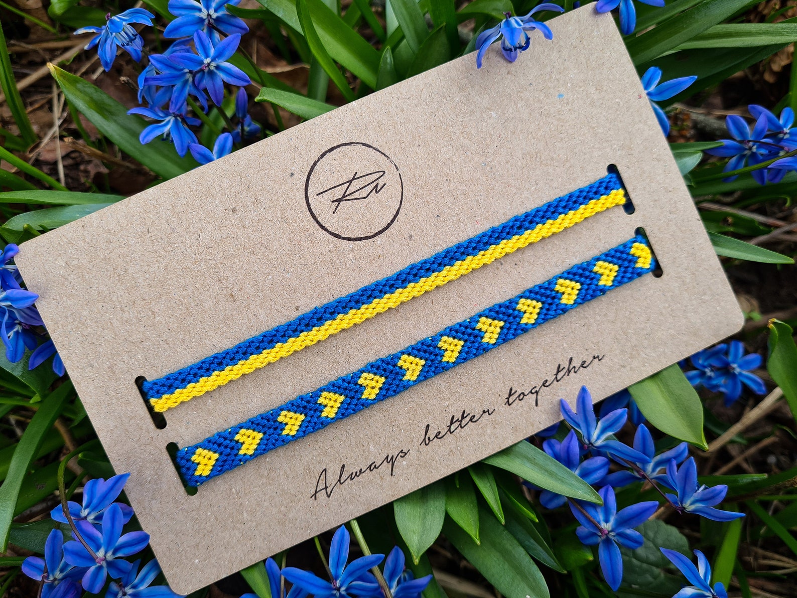 Ukraine Flag Bracelet Set of Two Love for Ukraine Freedom - Etsy