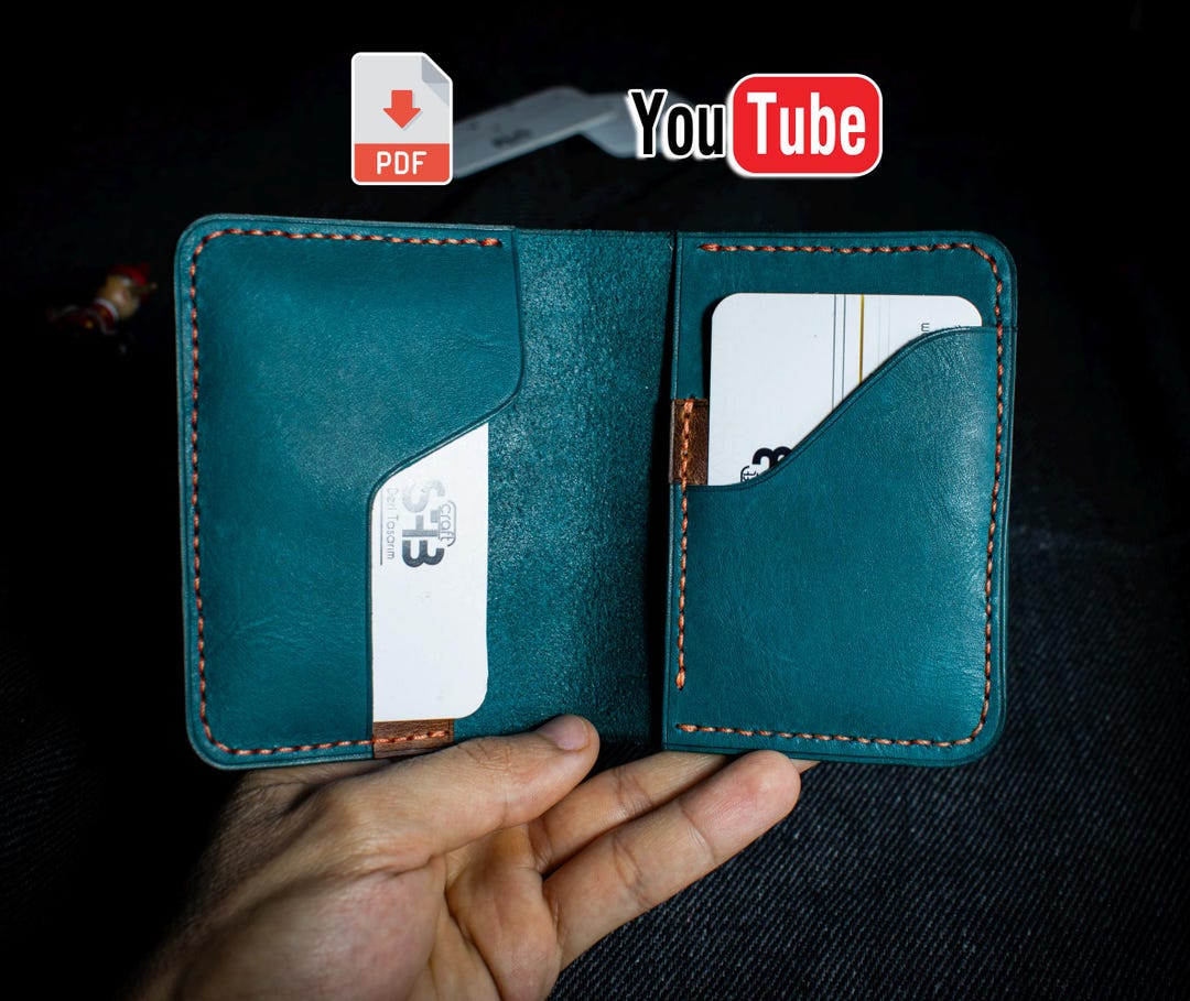 Card Holder PDF, Card Wallet PDF Pattern, Leather Wallet Template ...