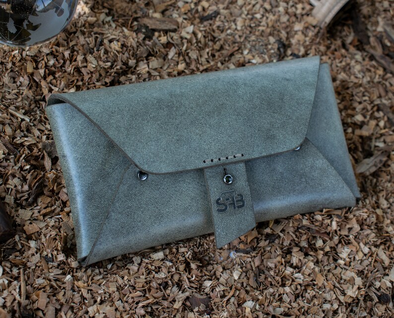 Cash Envelope Wallet, Leather Envelope Wallet, Money Envelope ...