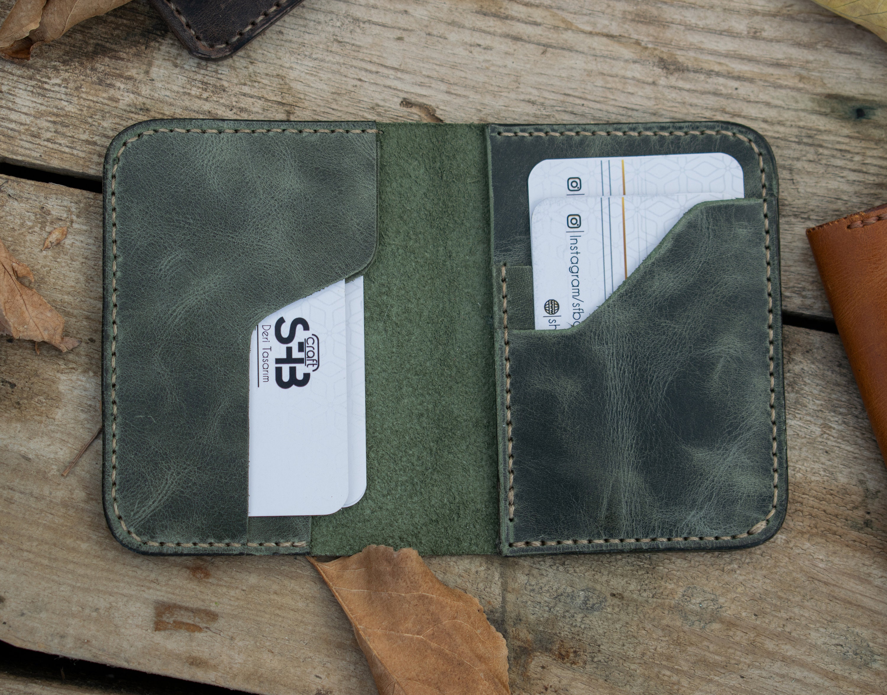 Personalized Gifts, Credit Card Holder, Custom Wallet, Vertical Leather ...