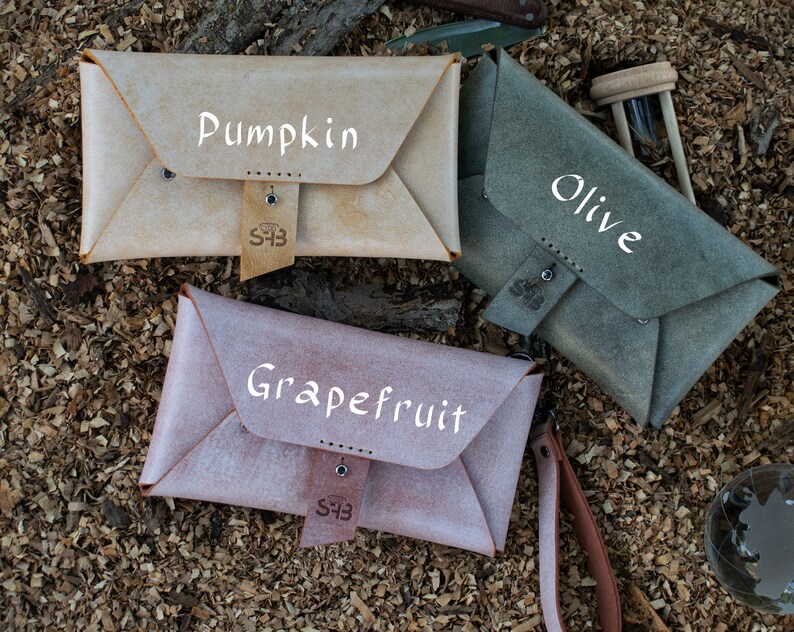 Cash Envelope Wallet, Leather Envelope Wallet, Money Envelope ...
