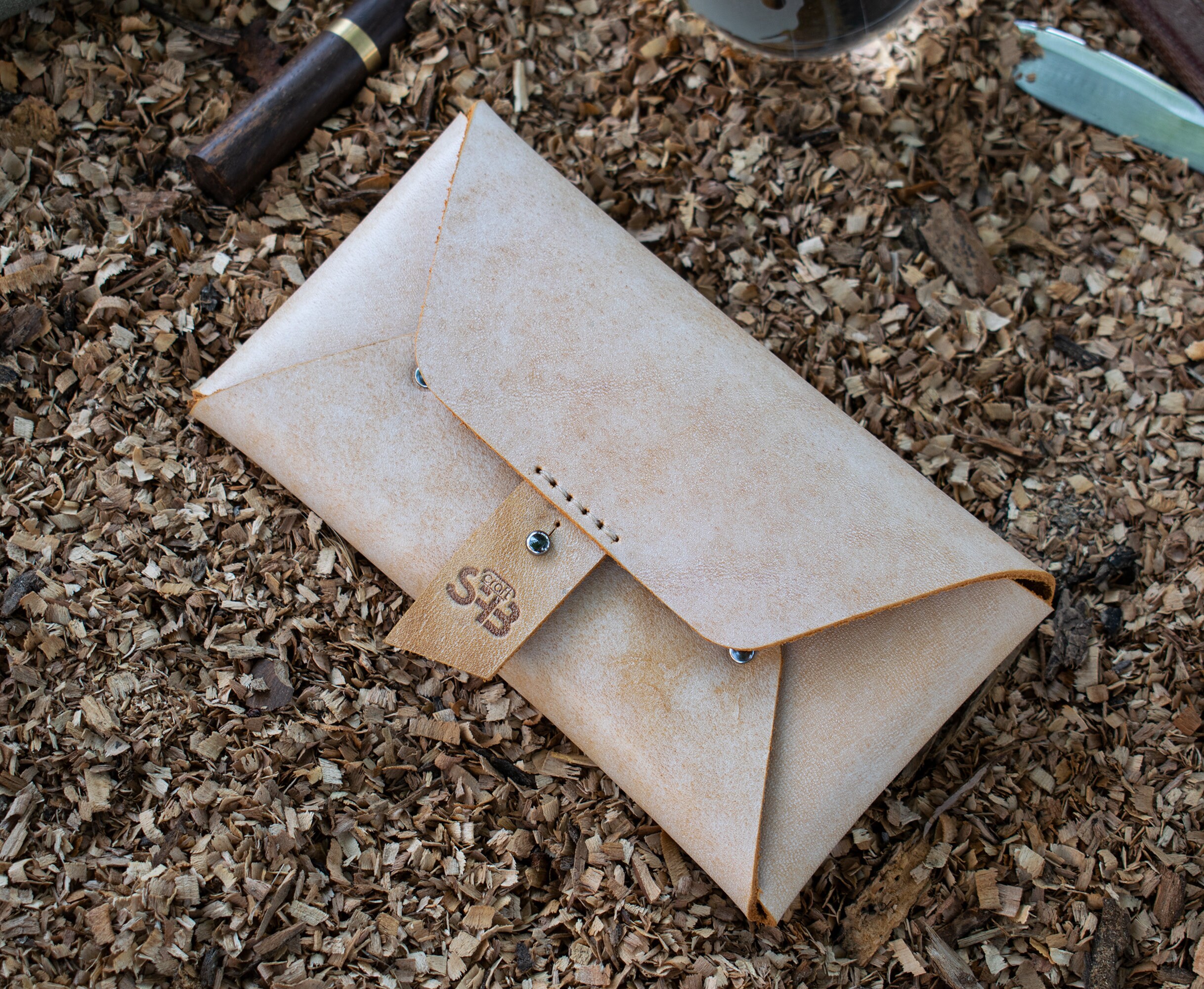 Cash Envelope Wallet, Leather Envelope Wallet, Money Envelope ...