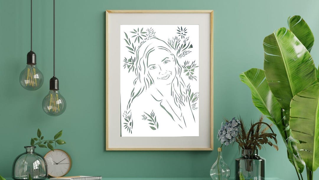Personalized Portraitgift Handcut Paper Portrait Paper-cutting, Paper ...