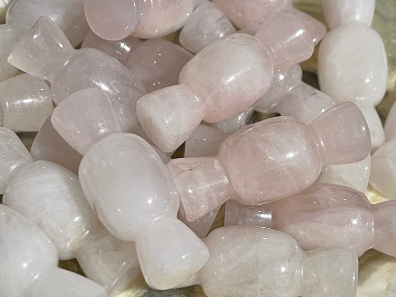 Rose Quartz Candy Pieces Halloween Christmas Decoration Handmade ...