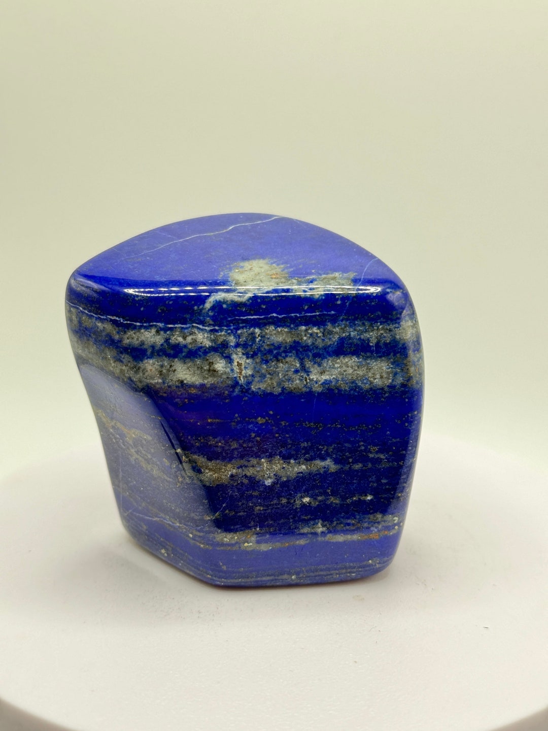 Beautiful Deep Color Lapis Lazuli With Pyrite Freeform/tower - Etsy