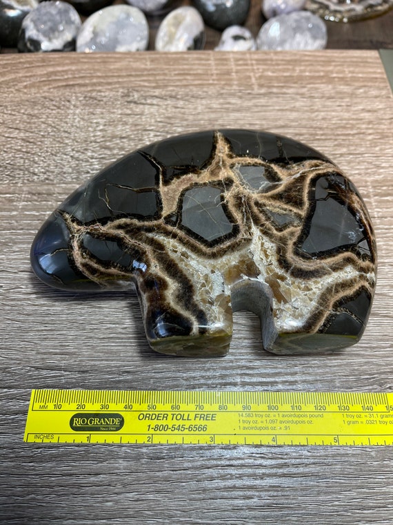 Large Rare Red Septarian Nodule Bear Handmade Collectable | Etsy