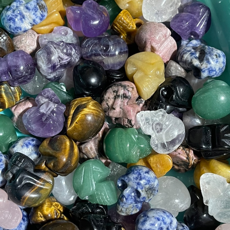Gemstone Skulls Realistic - Etsy