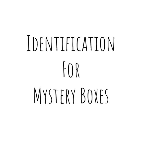 Identification for Mystery Box Orders - Etsy